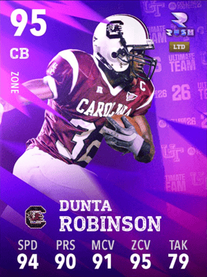 95 OVR Holiday Rush Dunta Robinson (LTD) Revealed Player Item - CUT 26 ...